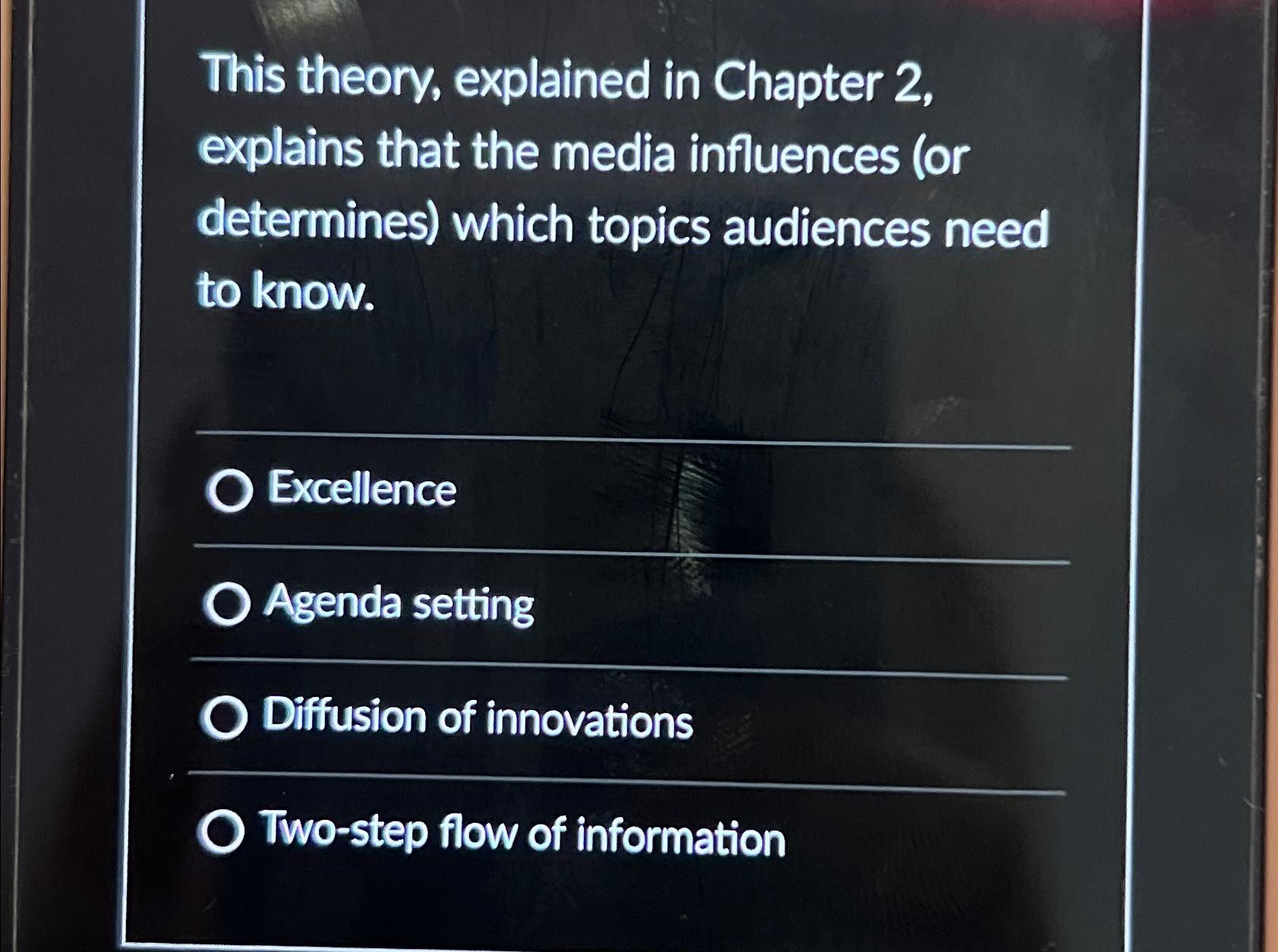 Solved This theory, explained in Chapter 2, ﻿explains that | Chegg.com