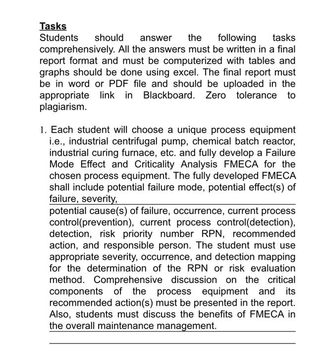 Solved Tasks Students should answer the following tasks | Chegg.com