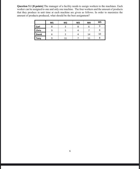 Question 6. [18 points] An existing warehouse will be | Chegg.com
