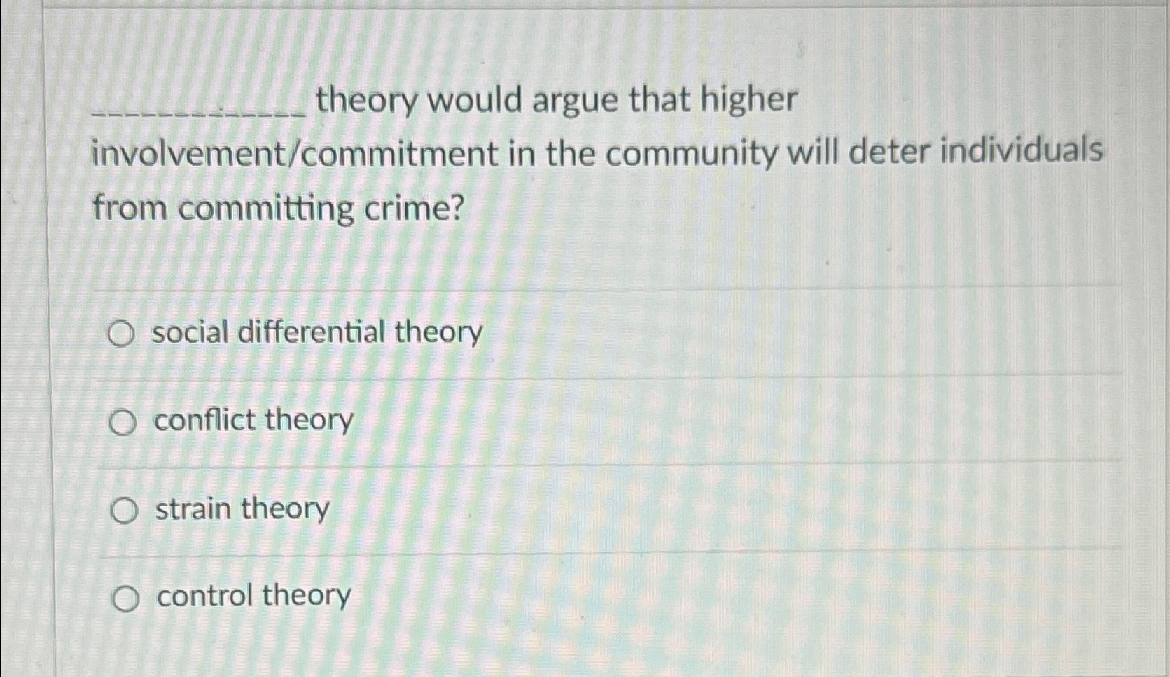 Solved theory would argue that higher involvement/commitment | Chegg.com