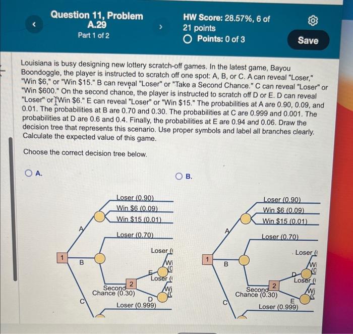 Solved Louisiana is busy designing new lottery scratch-off | Chegg.com