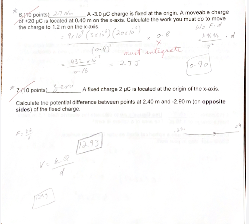 Solved 10 ﻿pointsA - 3.0μC ﻿charge is fixed at the origin. A | Chegg.com