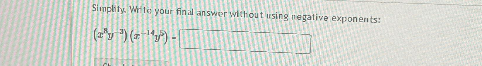 Solved Simplify. Write your final answer without using | Chegg.com