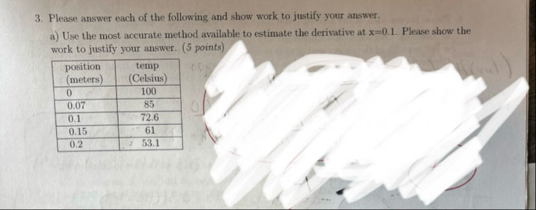 Solved Please answer each of the following and show work to | Chegg.com