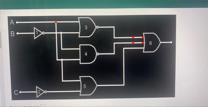 Solved Output of gate 1 is Output of gate 2 is Output of | Chegg.com