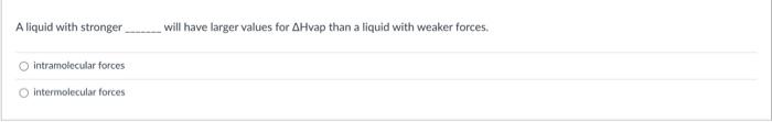 Solved Which of the below samples has the lower enthalpy (H) | Chegg.com