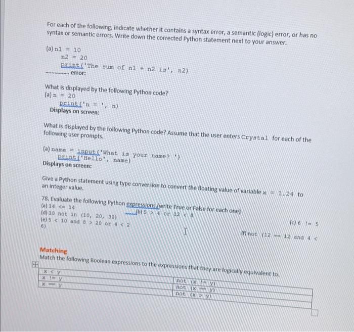 Solved Examine the following lines of code: current=1 sum=0 | Chegg.com