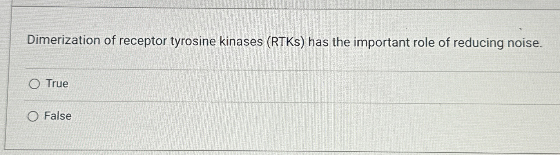 Solved Dimerization of receptor tyrosine kinases (RTKs) has | Chegg.com Solved Dimerization of receptor tyrosine kinases (RTKs) has | Chegg.com