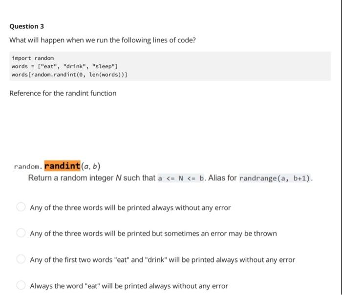 Solved Question 3 Given The Following Function Prototype 3944