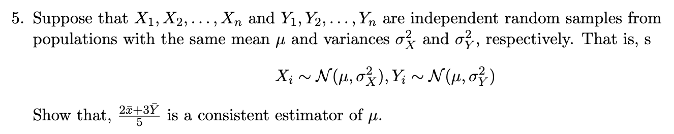 Solved Suppose that x1,x2,dots,xn ﻿and Y1,Y2,dots,Yn ﻿are | Chegg.com