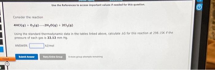 Solved Consider the reaction 2SO2( g)+O2( g) 2SO3( g) Using | Chegg.com
