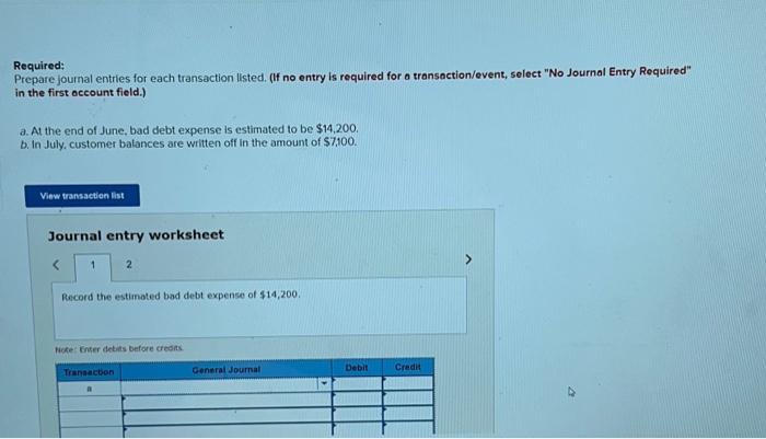 Solved Required: Prepare journal entries for each | Chegg.com