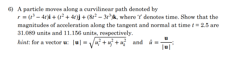 A particle moves along a curvilinear path denoted | Chegg.com