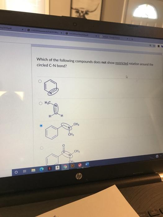 Solved Which of the following compounds does not show | Chegg.com