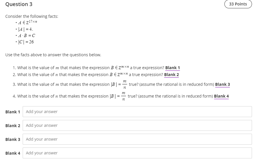 Solved Question 3Consider the following | Chegg.com