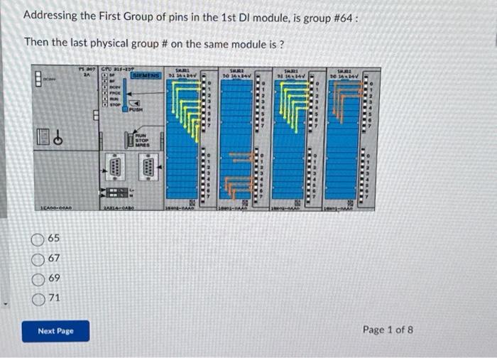 Solved Addressing the First Group of pins in the 1st Dl | Chegg.com