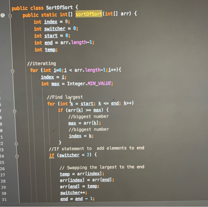 Solved what is the time complexity of the java algorithim. i | Chegg.com Solved what is the time complexity of the java algorithim. i | Chegg.com