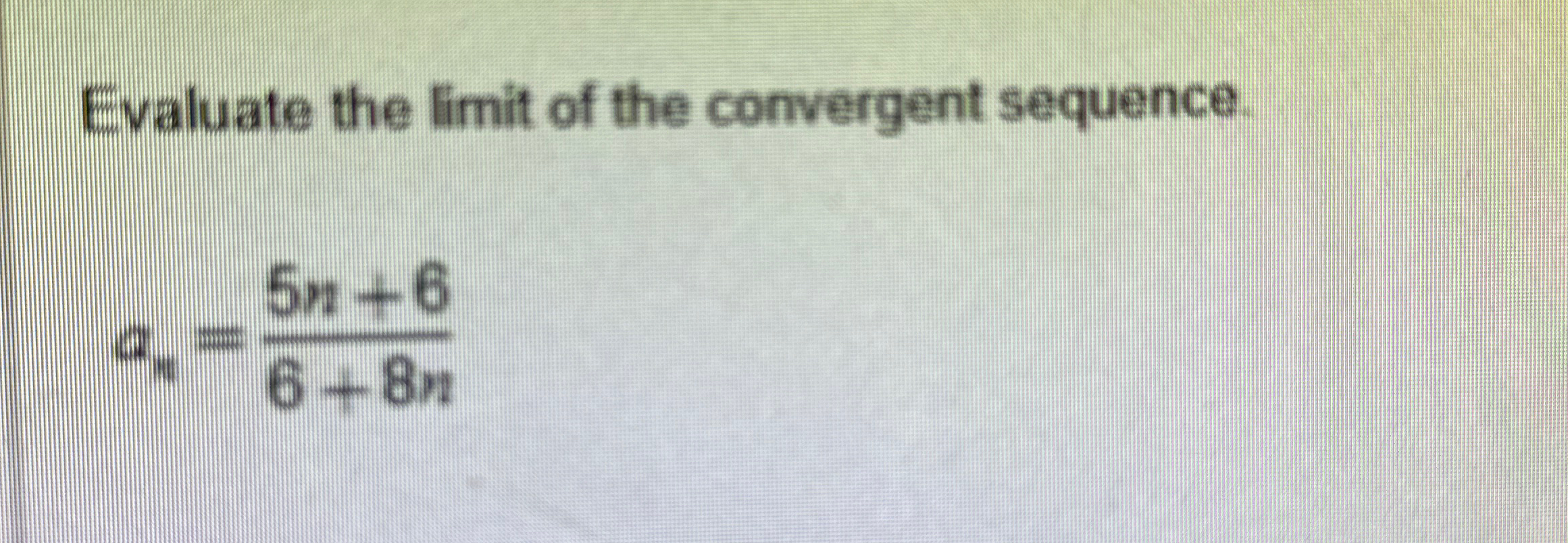 Solved Evaluate the limit of the convergent | Chegg.com