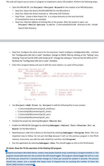 This task will require you to write a C program to | Chegg.com