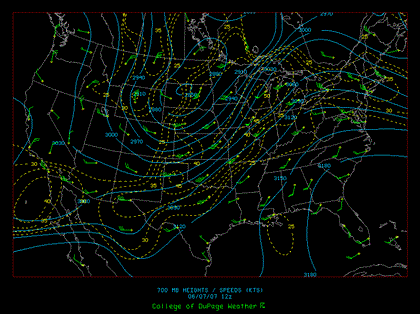 Solved Pressure level maps:200mb heights / wind speeds500mb | Chegg.com