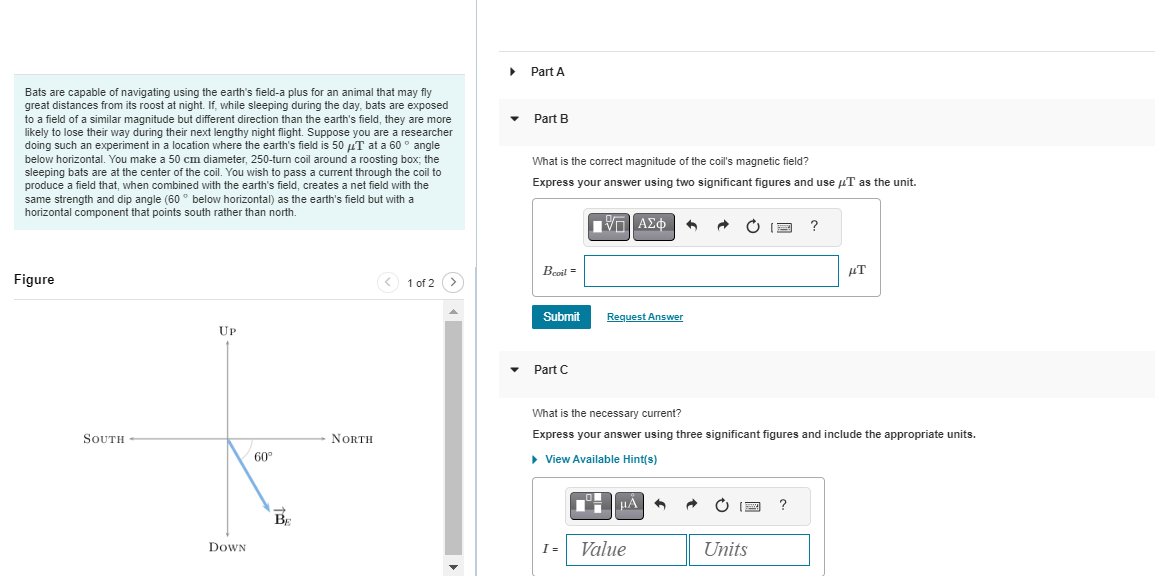 Solved Bats are capable of navigating using the earth's | Chegg.com
