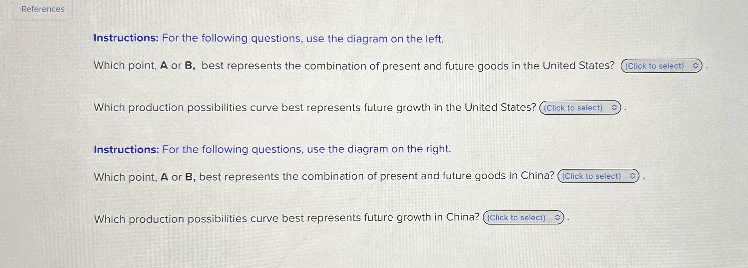 Solved ReferencesInstructions: For the following questions, | Chegg.com