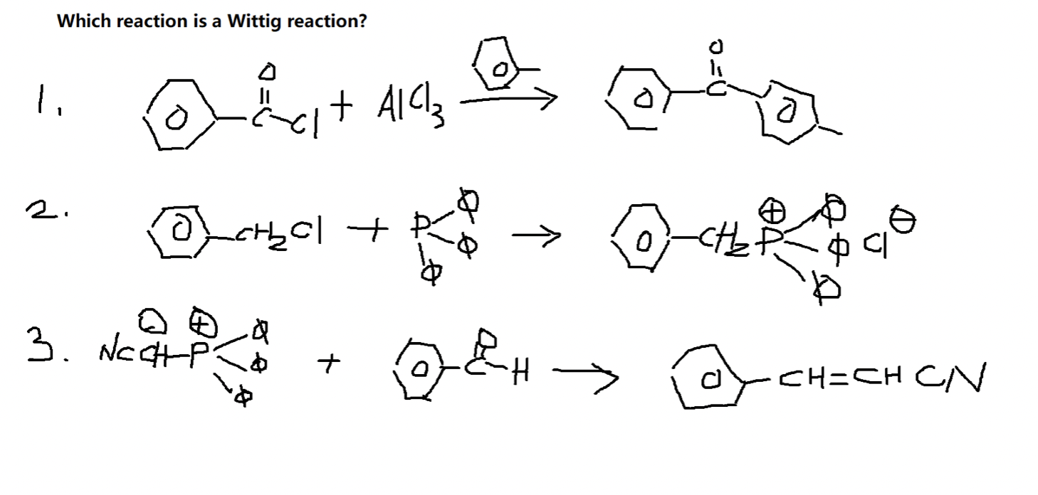 Which reaction is a Wittig reaction? | Chegg.com