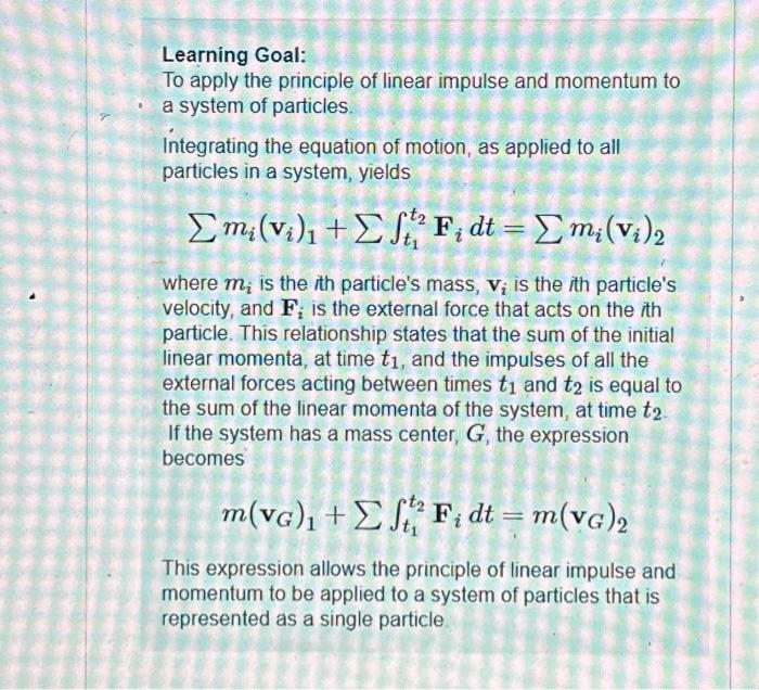 Solved Learning Goal: To apply the principle of linear | Chegg.com