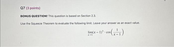 Solved BONUS QUESTION! This question is based on Section | Chegg.com