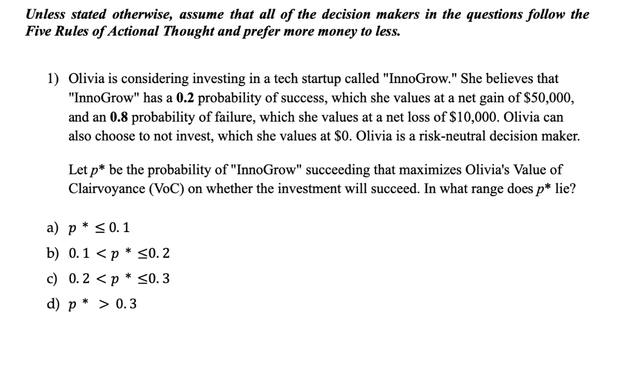 Solved of $50,000, ﻿and an 0.8 ﻿probability of failure, | Chegg.com