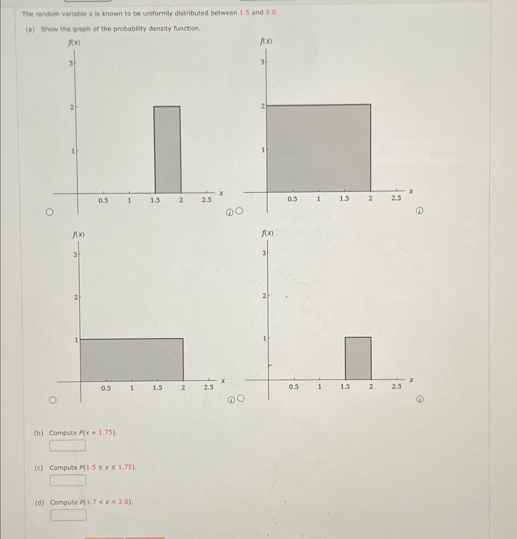 Solved The random variable x ﻿is known to be uniformly | Chegg.com