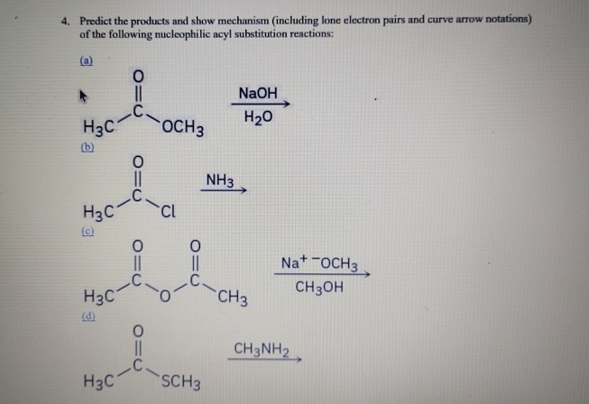 [Solved]: Predict the products and show mechanism (including