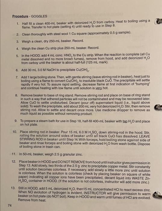 Solved A- what is the purpose of this experiment and the | Chegg.com