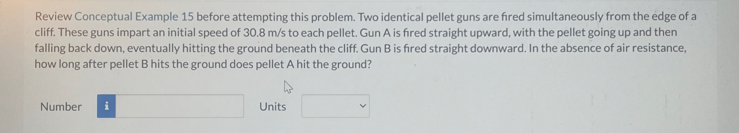Solved Review Conceptual Example 15 ﻿before attempting this | Chegg.com