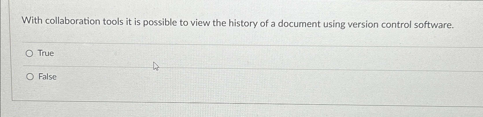 Solved With collaboration tools it is possible to view the | Chegg.com