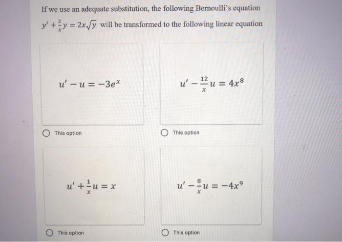 Solved The values of C; and Cy so that y(x) = C, sin (2x) + | Chegg.com