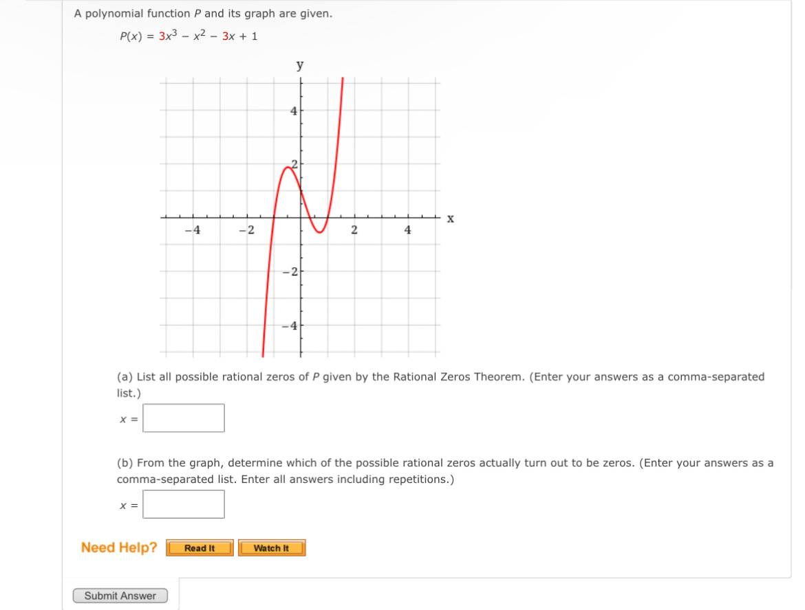 Solved by an EXPERT A polynomial function P ﻿and its graph are | Chegg.com