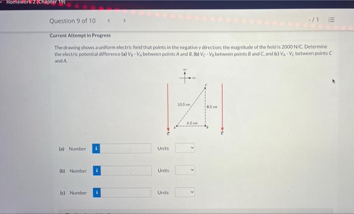 Solved Homework 2 (Chapter 19) Question 9 of 10 -/1 Current | Chegg.com