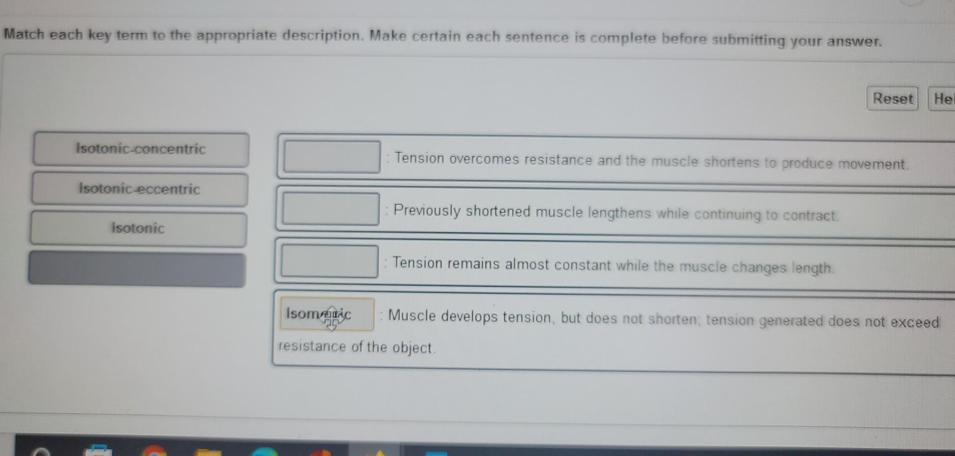 Solved Match each key term to the appropriate description. | Chegg.com
