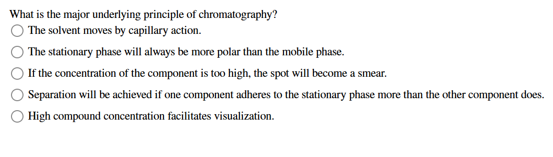 Solved What is the major underlying principle of | Chegg.com