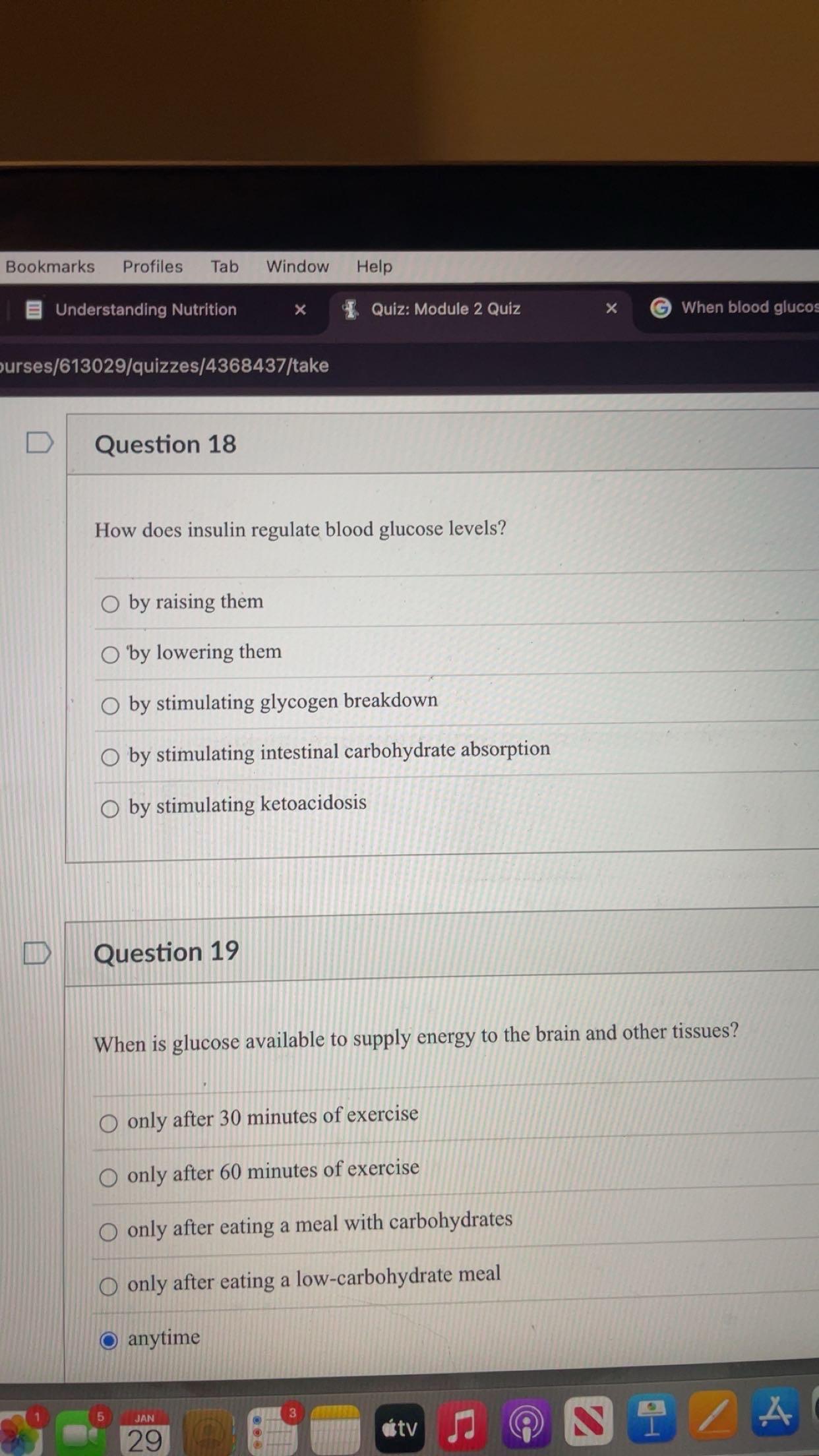 Solved Question 18How does insulin regulate blood glucose | Chegg.com
