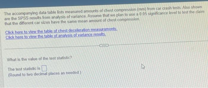 Solved The accompanying data table lists measured amounts of | Chegg.com