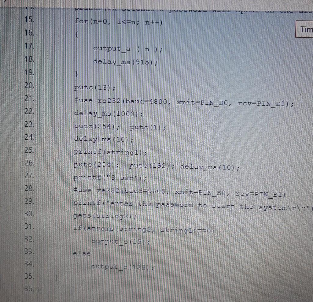 Solved Time left 1:05 Consider the following C code: 1. | Chegg.com