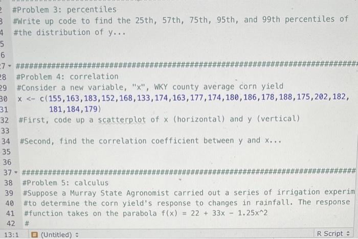 Solved \#Follow the instructions below to solve each | Chegg.com