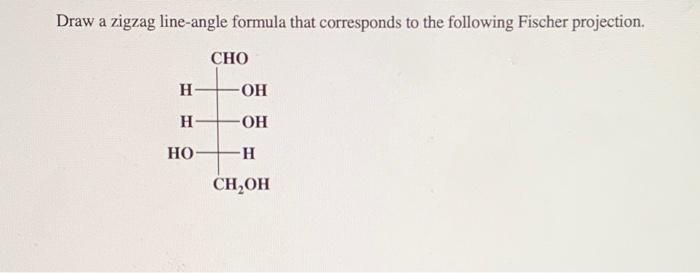 Solved Draw a zigzag line-angle formula that corresponds to | Chegg.com