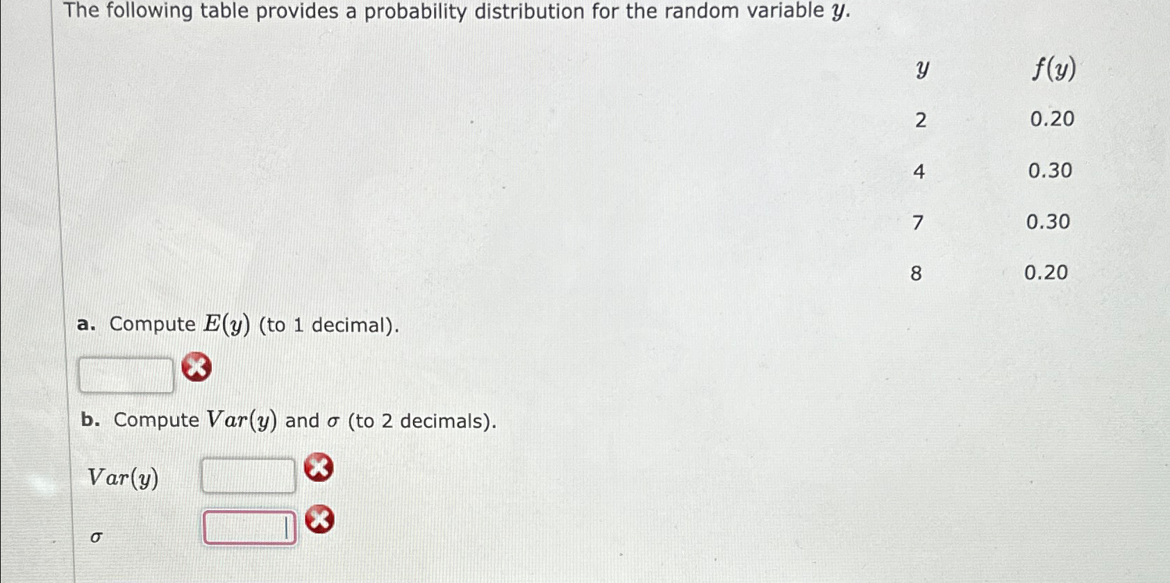 Solved The following table provides a probability | Chegg.com