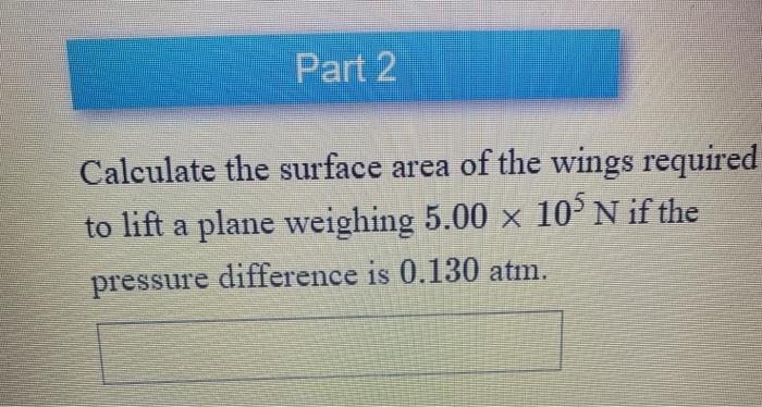 Solved Part 2 Calculate the surface area of the wings | Chegg.com