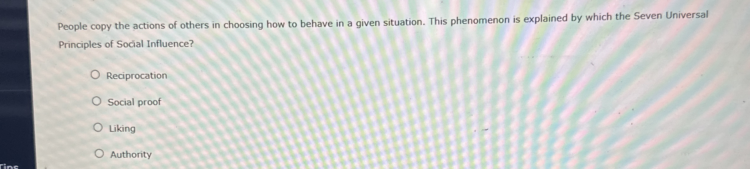 Solved People copy the actions of others in choosing how to | Chegg.com