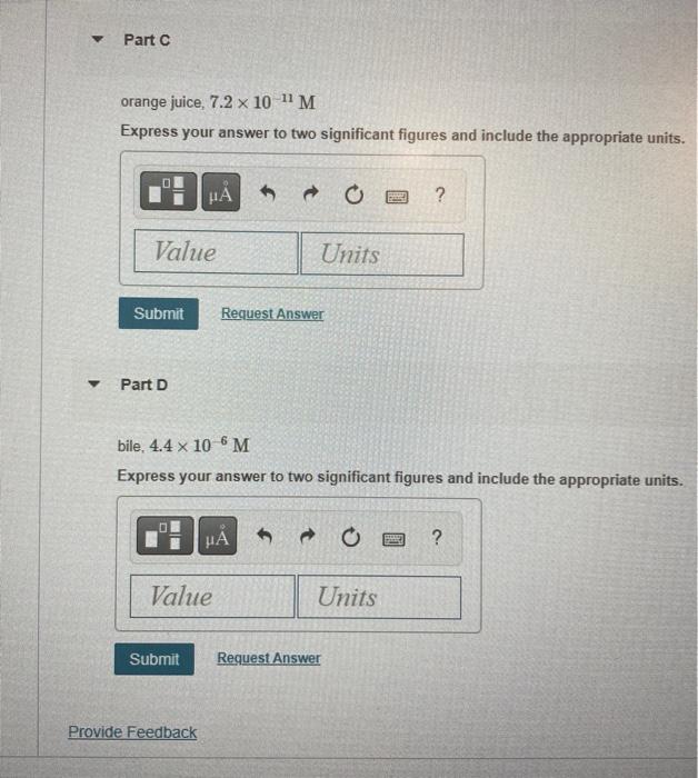 Solved Carcoulate the [H3OH] of each acueous solikion with | Chegg.com