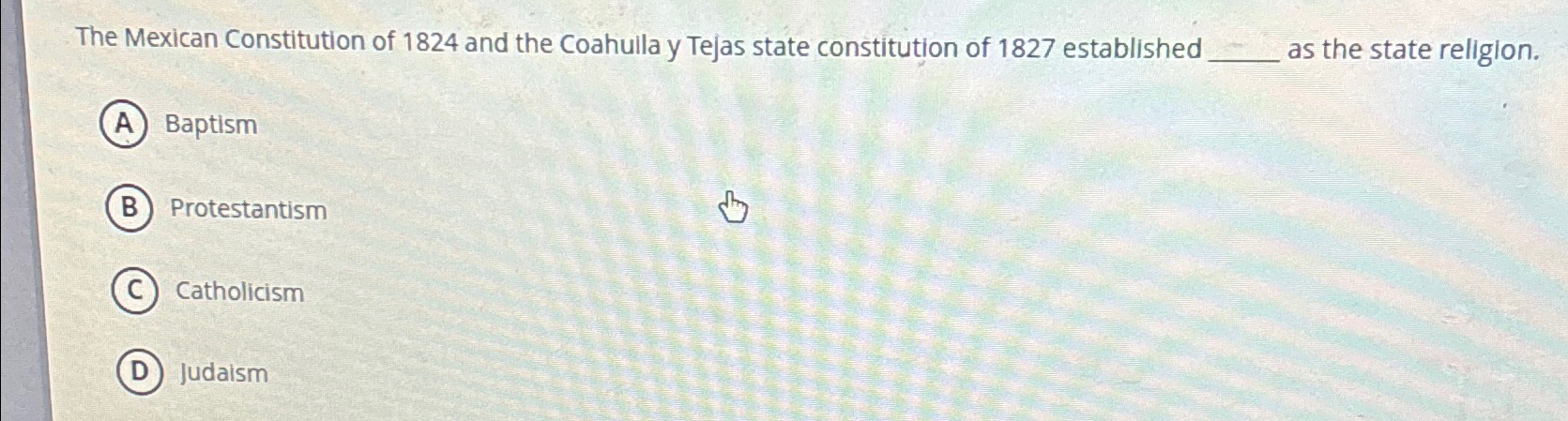 Solved The Mexican Constitution of 1824 ﻿and the Coahulla y | Chegg.com